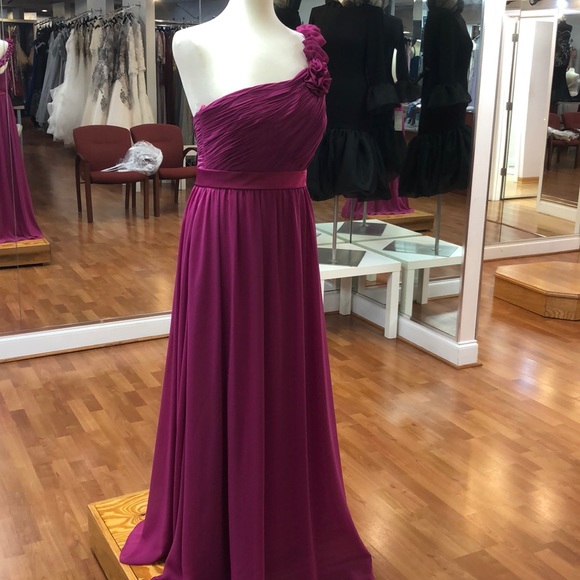 Allure | Dresses | Fuchsia Bridesmaid Dress | Poshmark